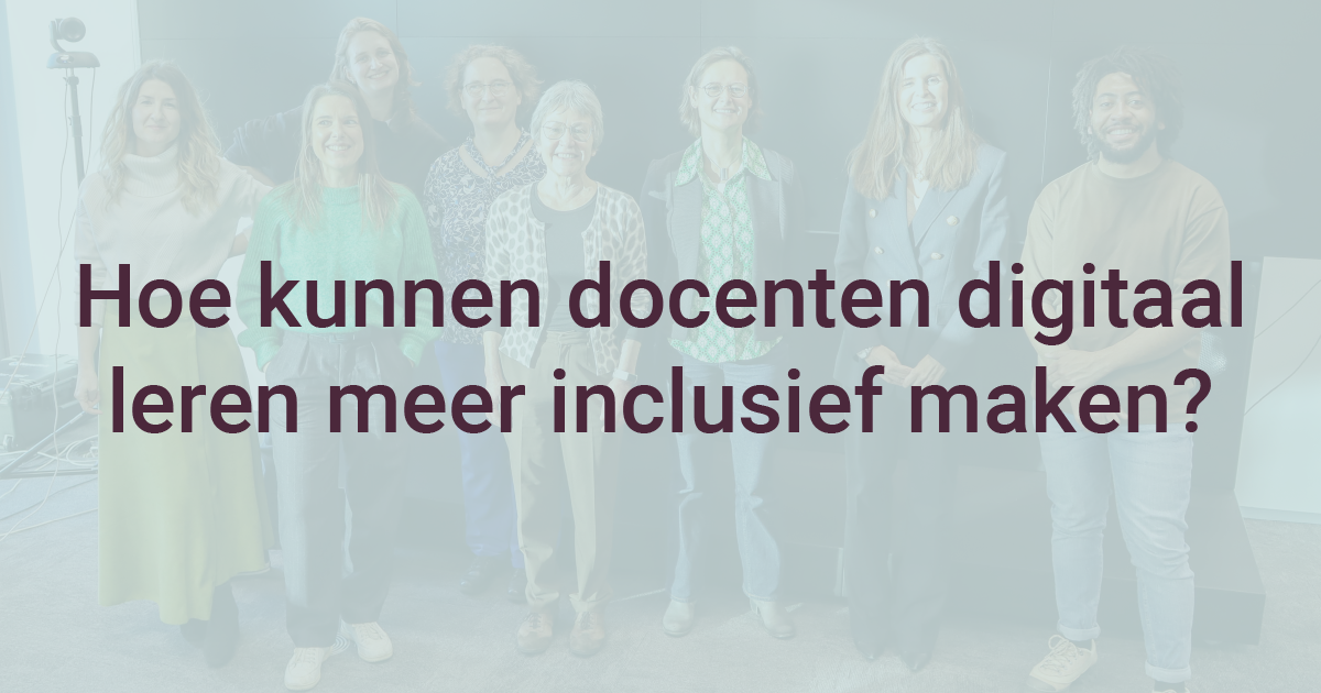 Hoe kunnen docenten digitaal leren meer inclusief maken? | Erasmus+