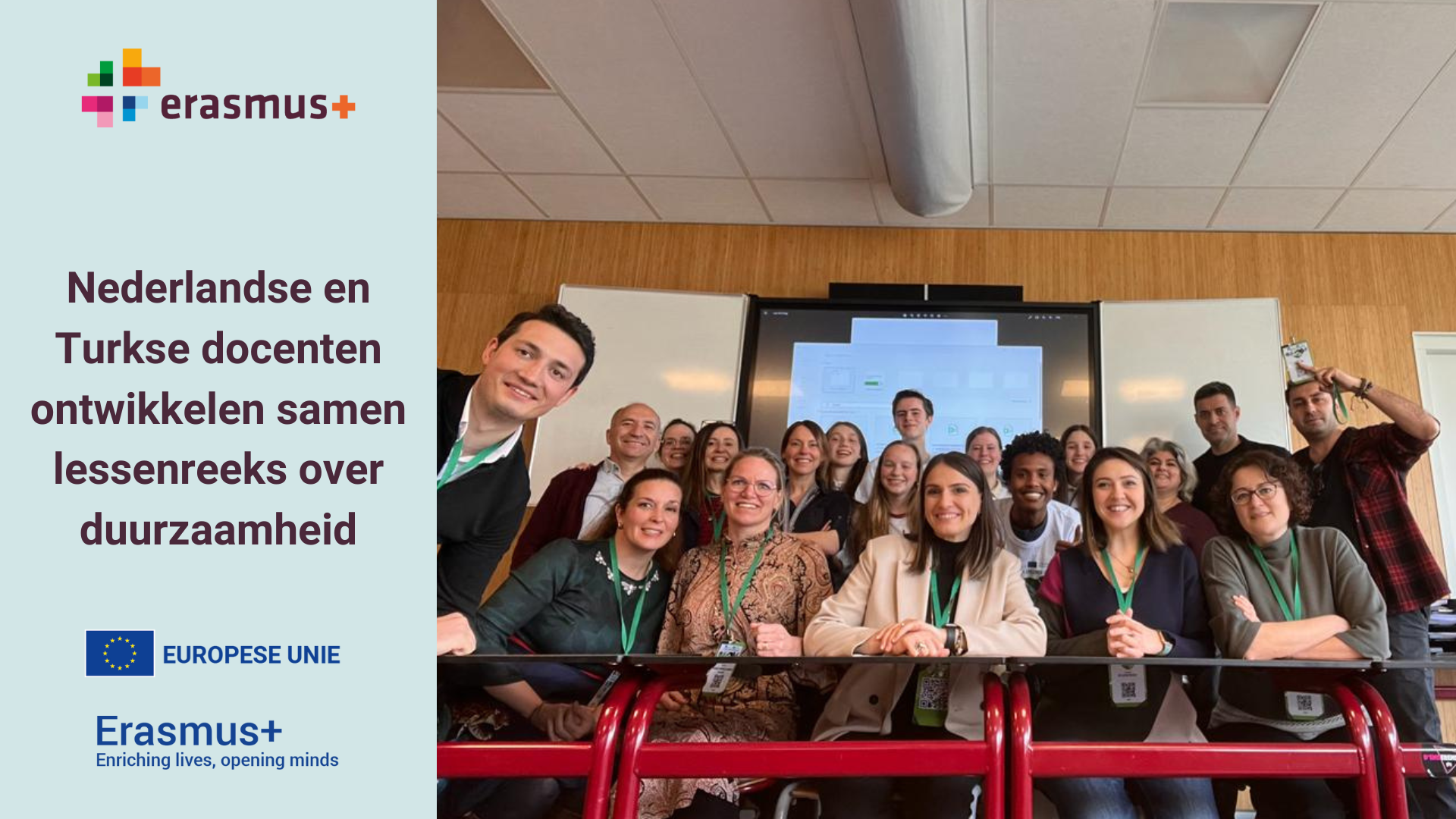 Nederlandse en Turkse docenten ontwikkelen lessen | Erasmus+