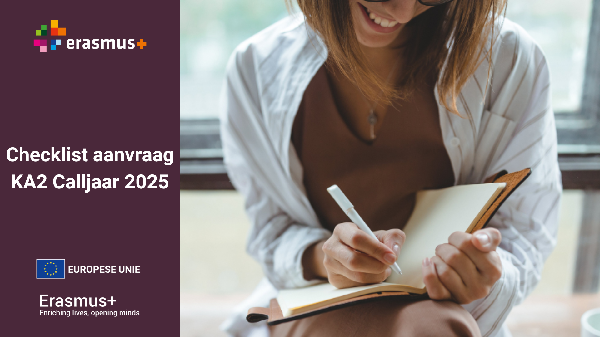 Checklist aanvraag KA2 Calljaar 2025 | Erasmus+