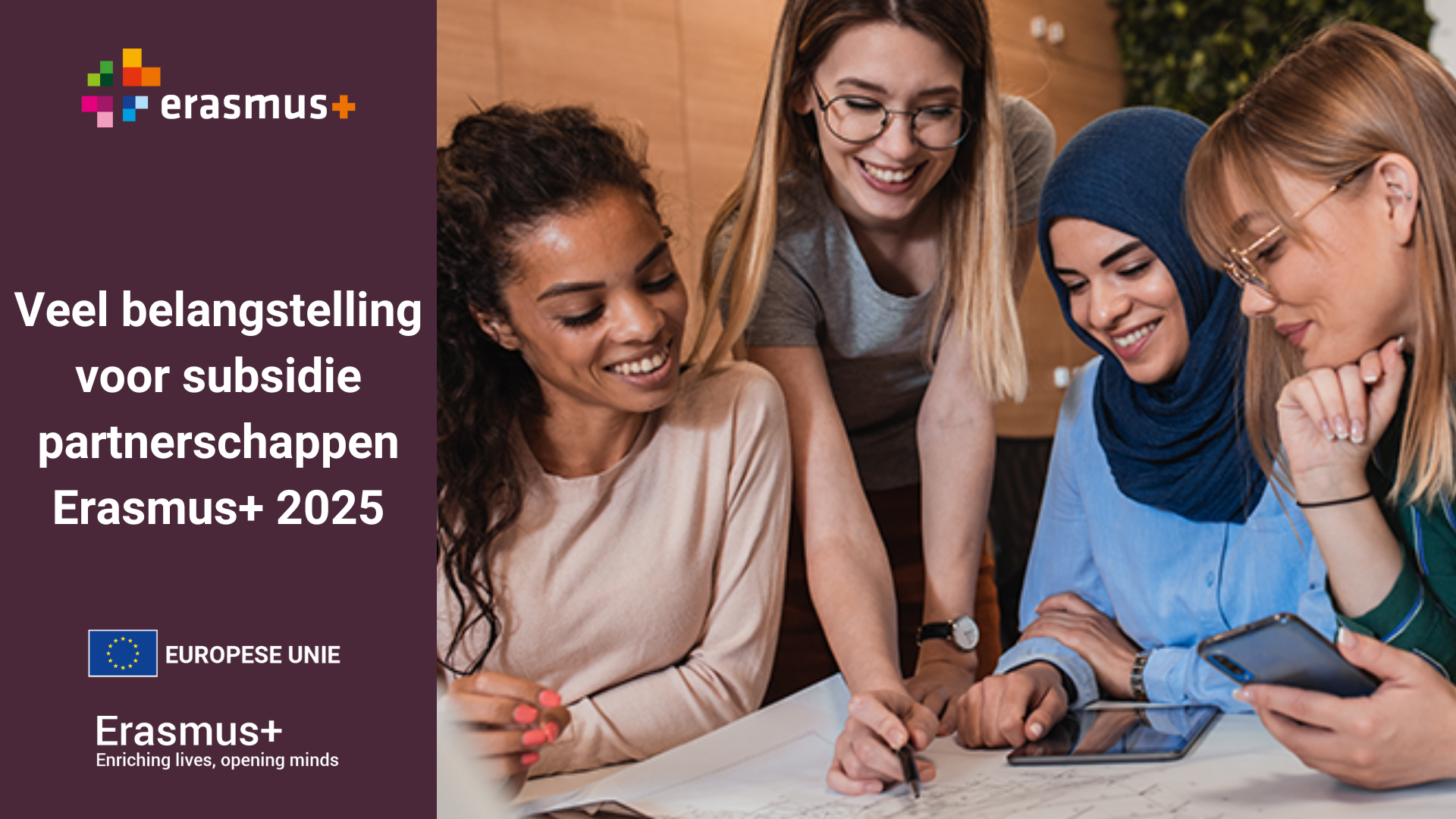 Subsidie partnerschappen Erasmus+ 2025 | Erasmus+